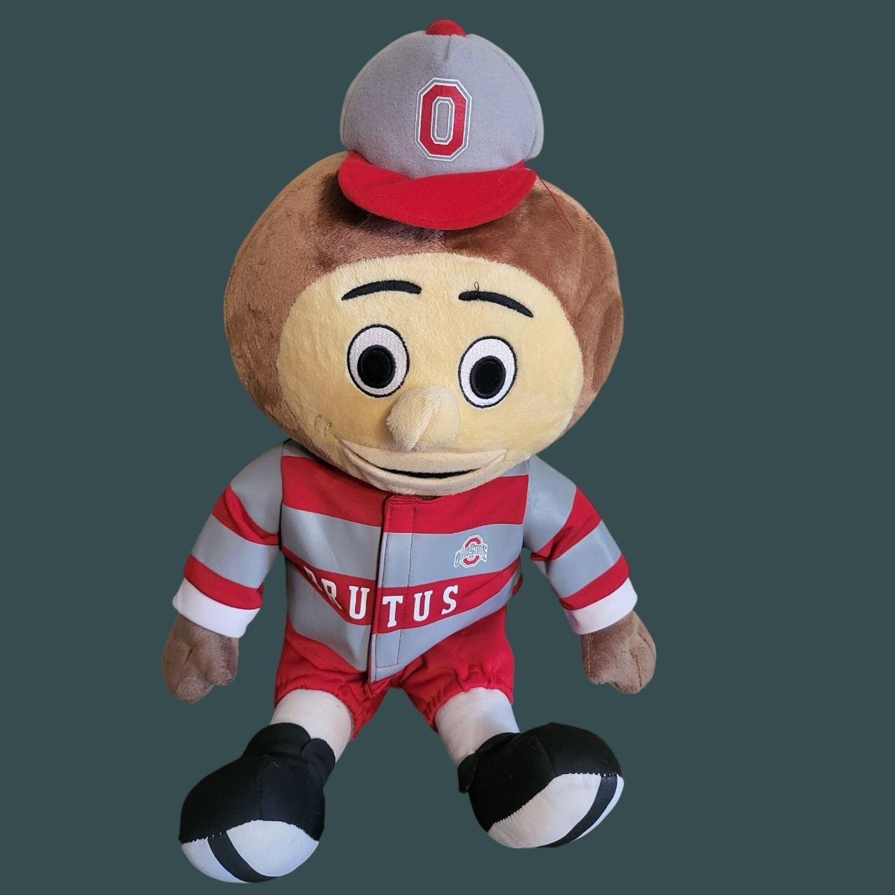 Ohio State Buckeyes Brutus Plush Mascot Doll 18" •... | Depop
