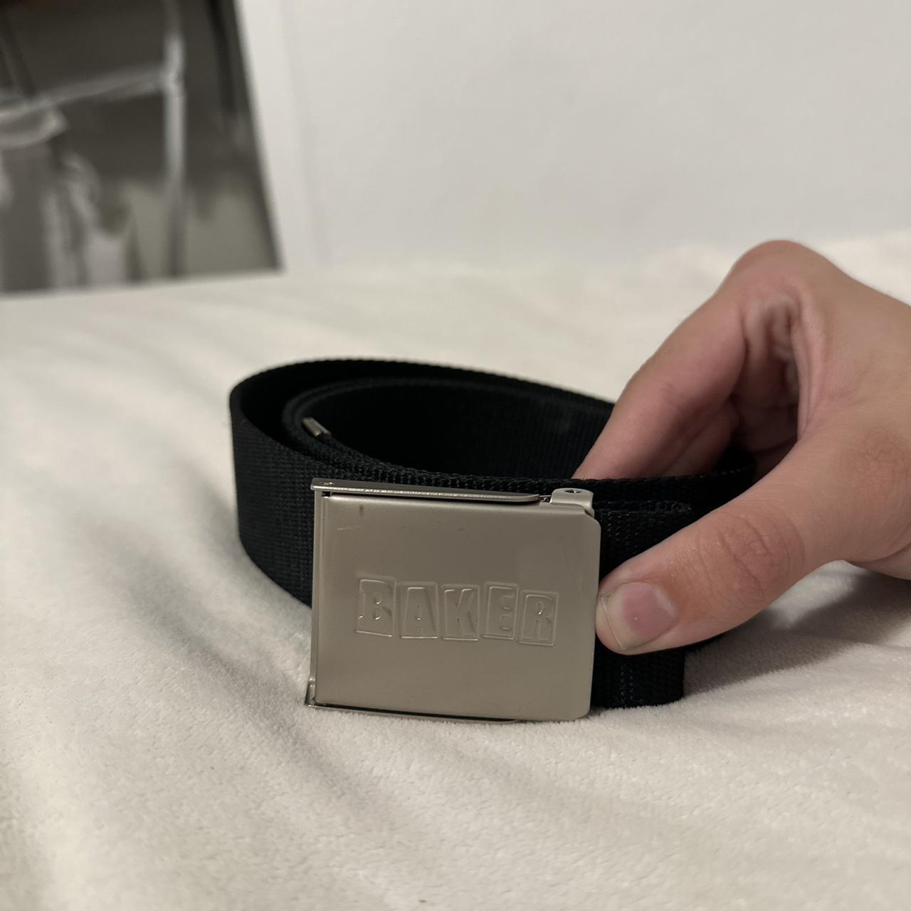 Black and silver baker belt has some scratches on... | Depop