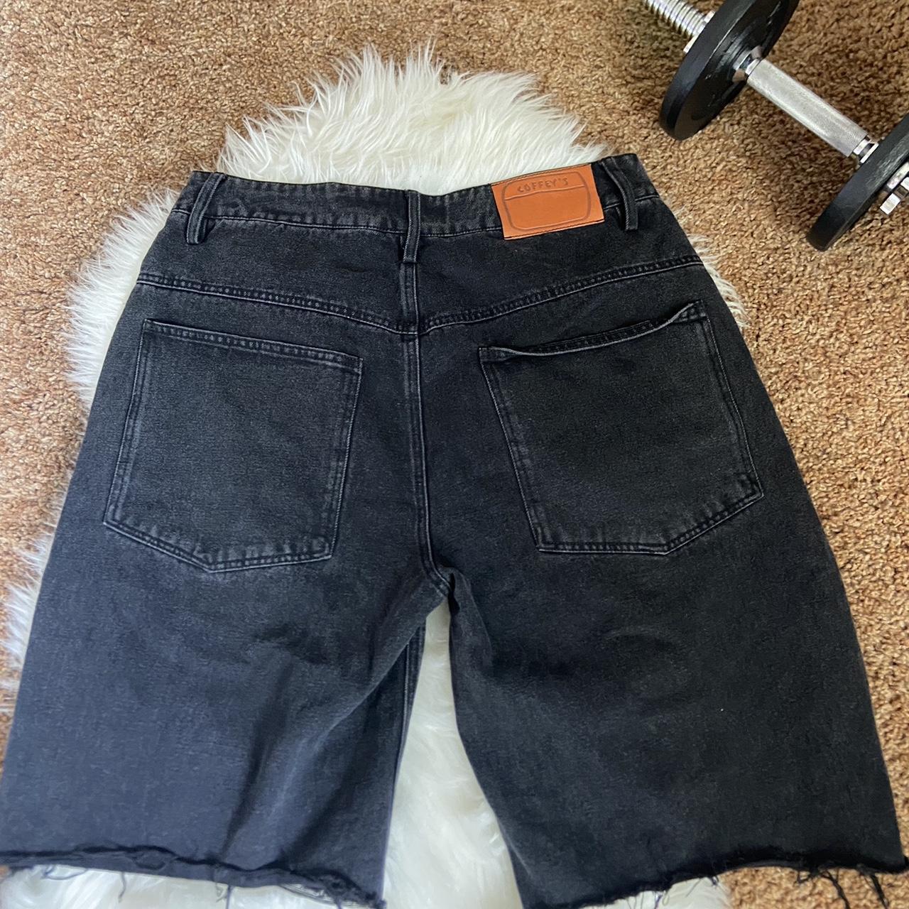 Coffey black wash Skate jorts Waist 34 / 12 inch... - Depop