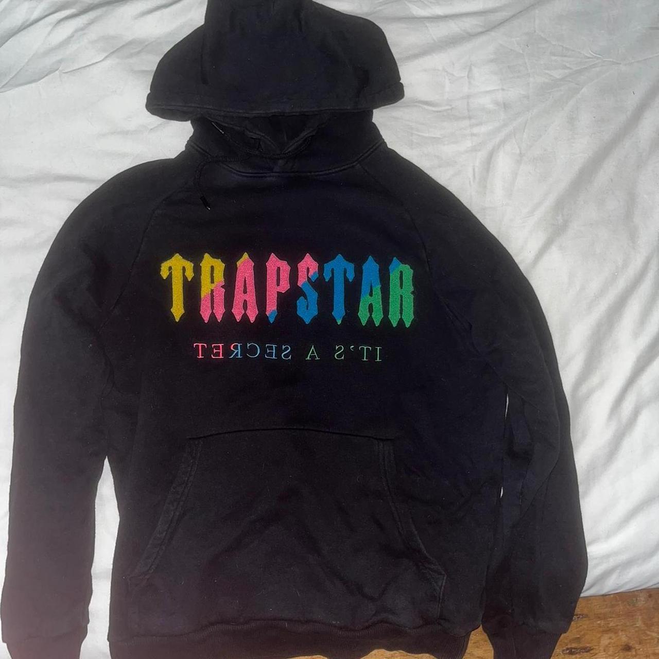 Black Trapstar candy hoodie Men’s Uk small Good... - Depop