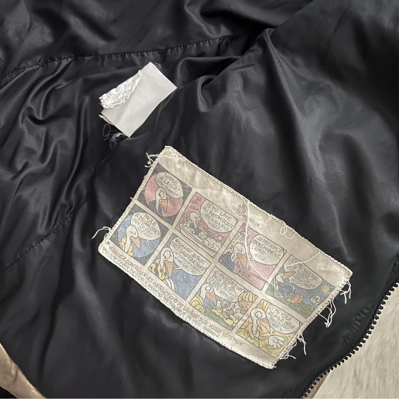 Beige vintage moncler women’s jacket size 4 - size... - Depop