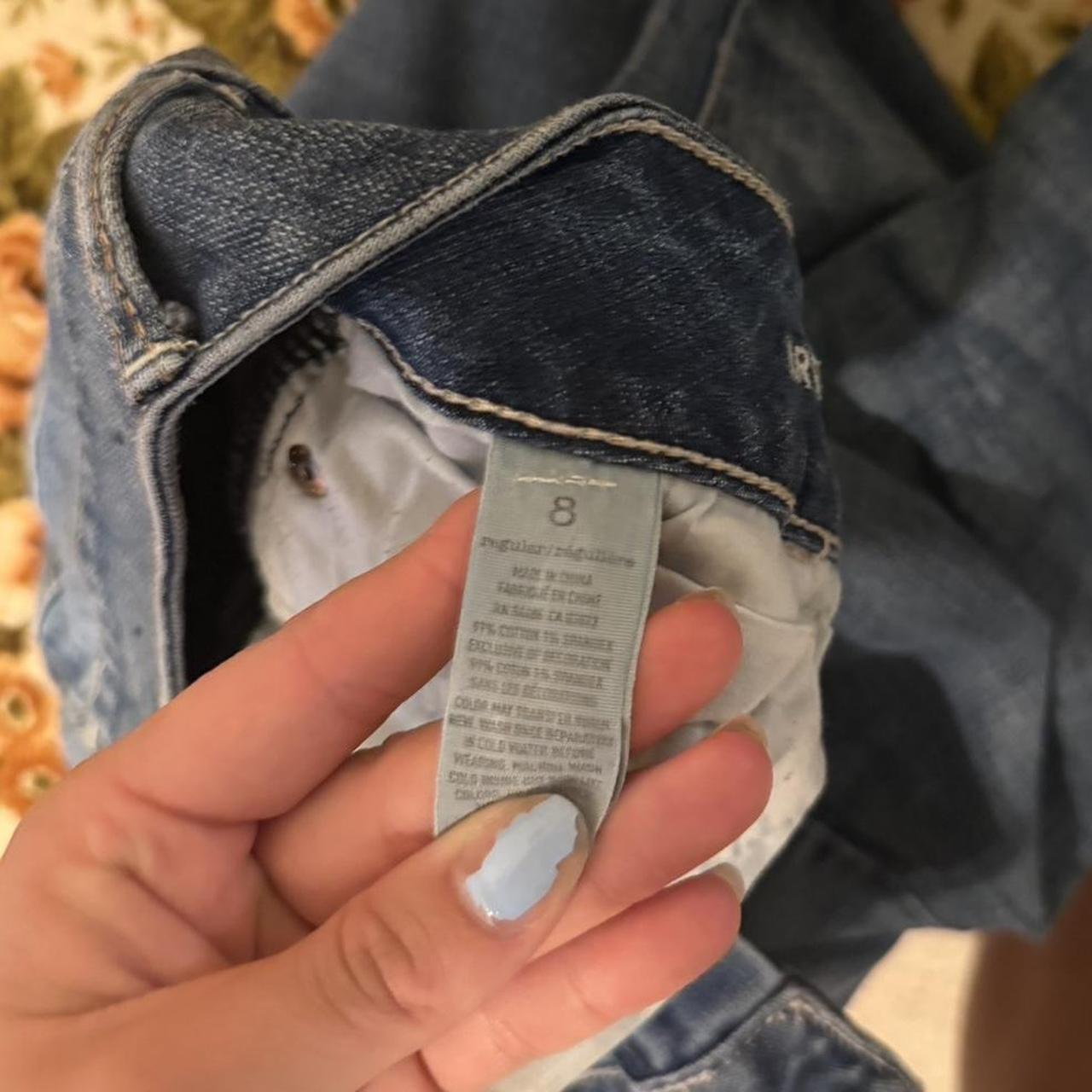 American eagle low rise jeans. These fit great, I... | Depop