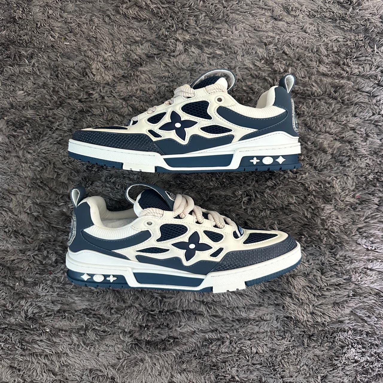 LV Skates (Navy/White) Size 9.5 - Depop