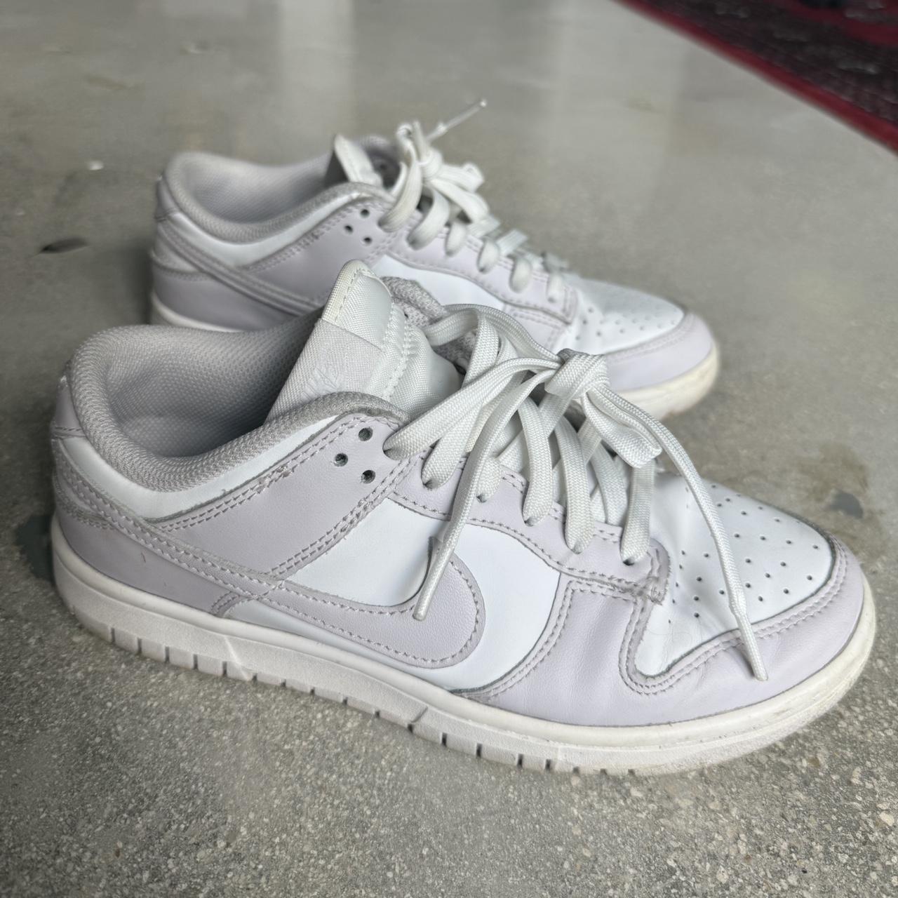 Nike dunk low Lavender white Size US 7 / 24cm | Depop