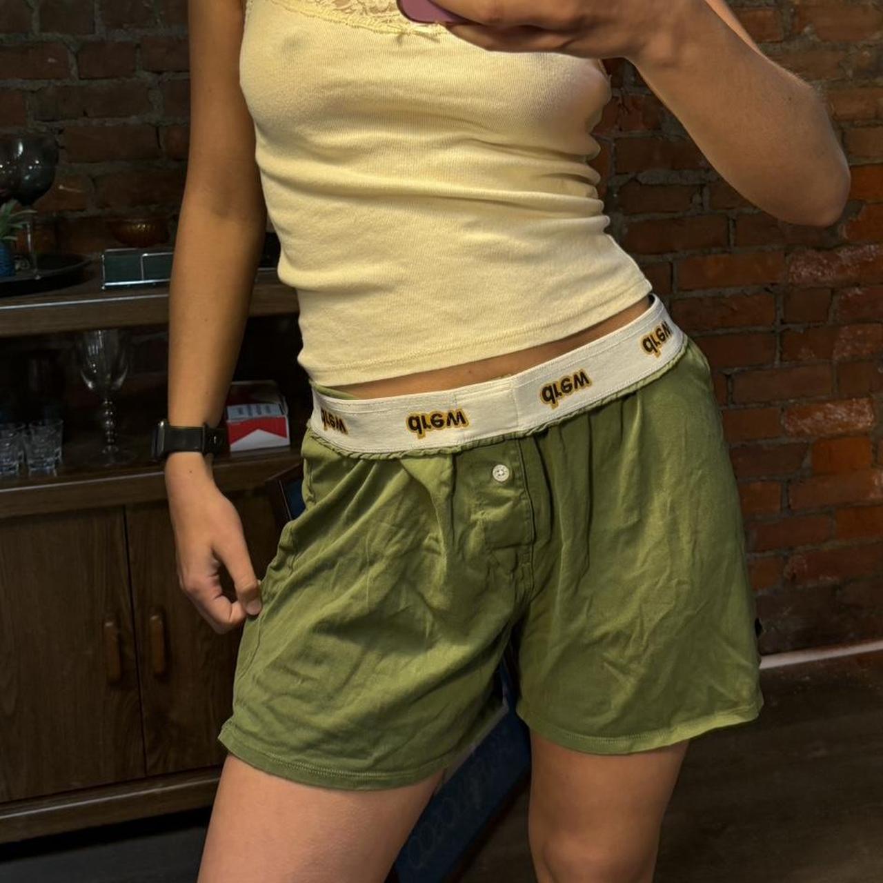 green drew house boxers, size medium #boxers #lounge... | Depop