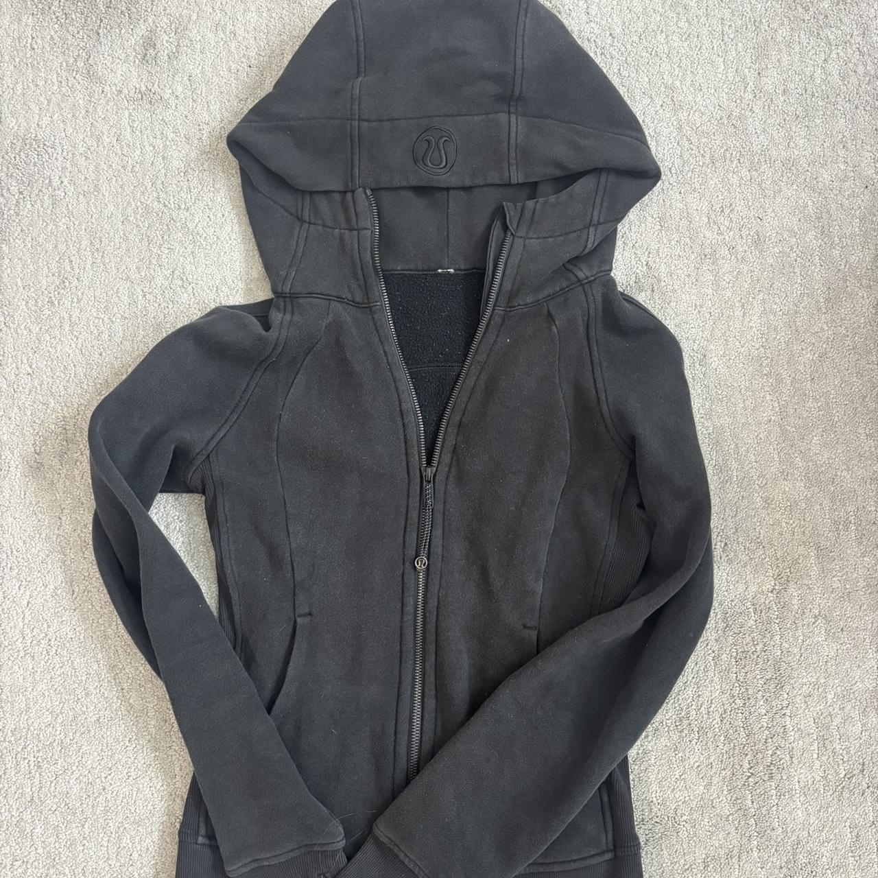 Black Lululemon fleece Define Jacket #activewear... | Depop