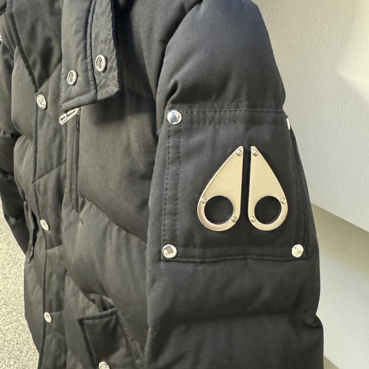 Black moose knuckle kids unisex original 3Q coat... - Depop