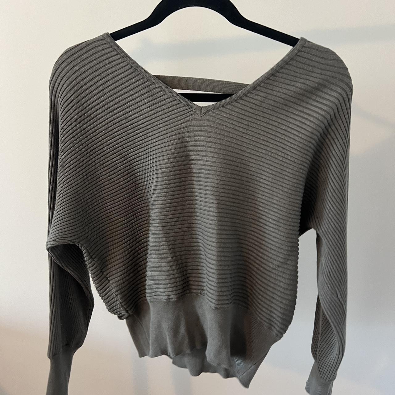 cross back sweater - Depop