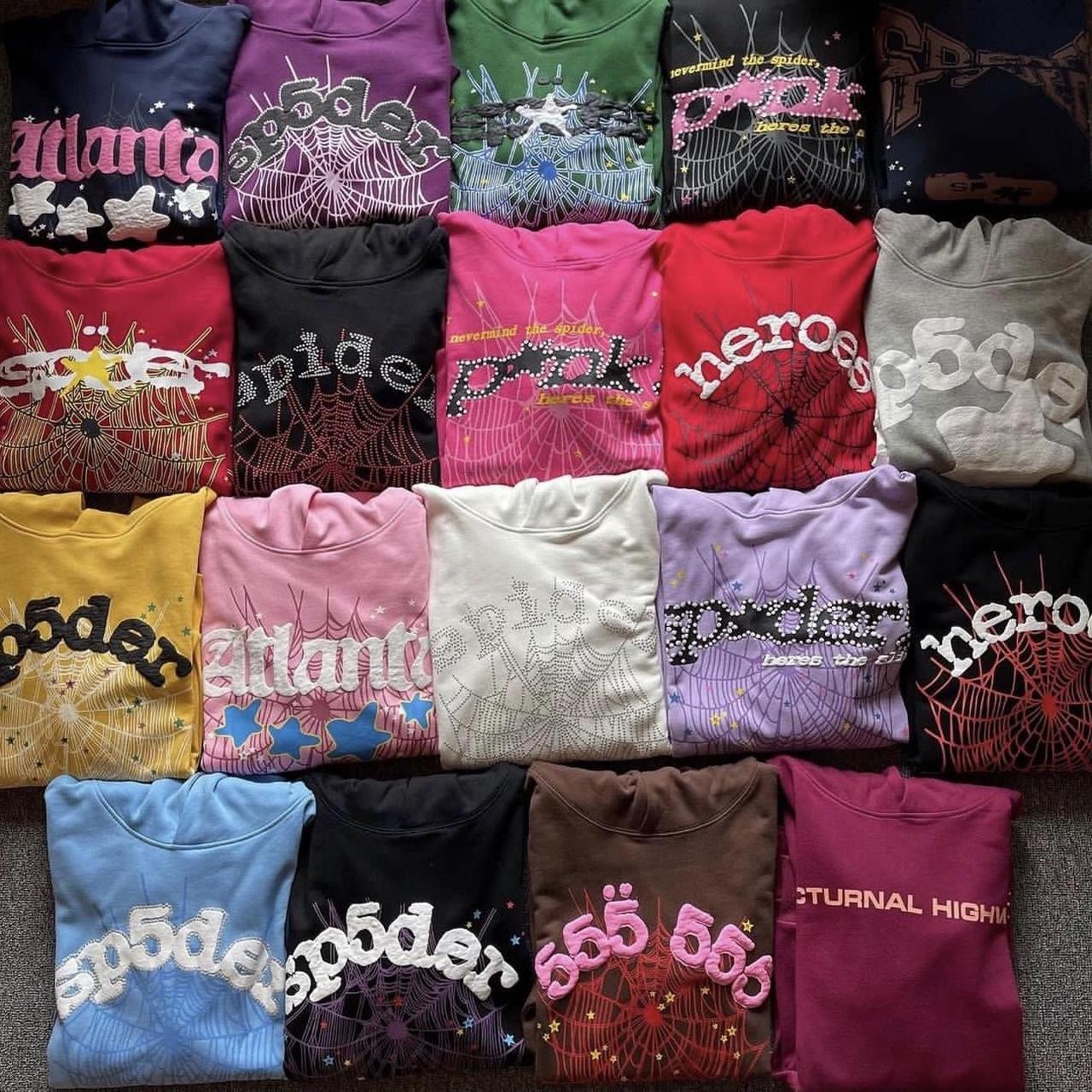 Sp5der hoodies in multi-colours , all different... - Depop