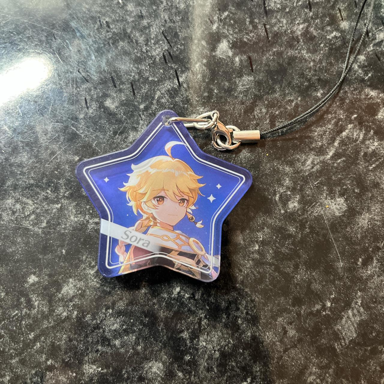 Aether Keychain! Genshin Impact!! Never used!!... | Depop