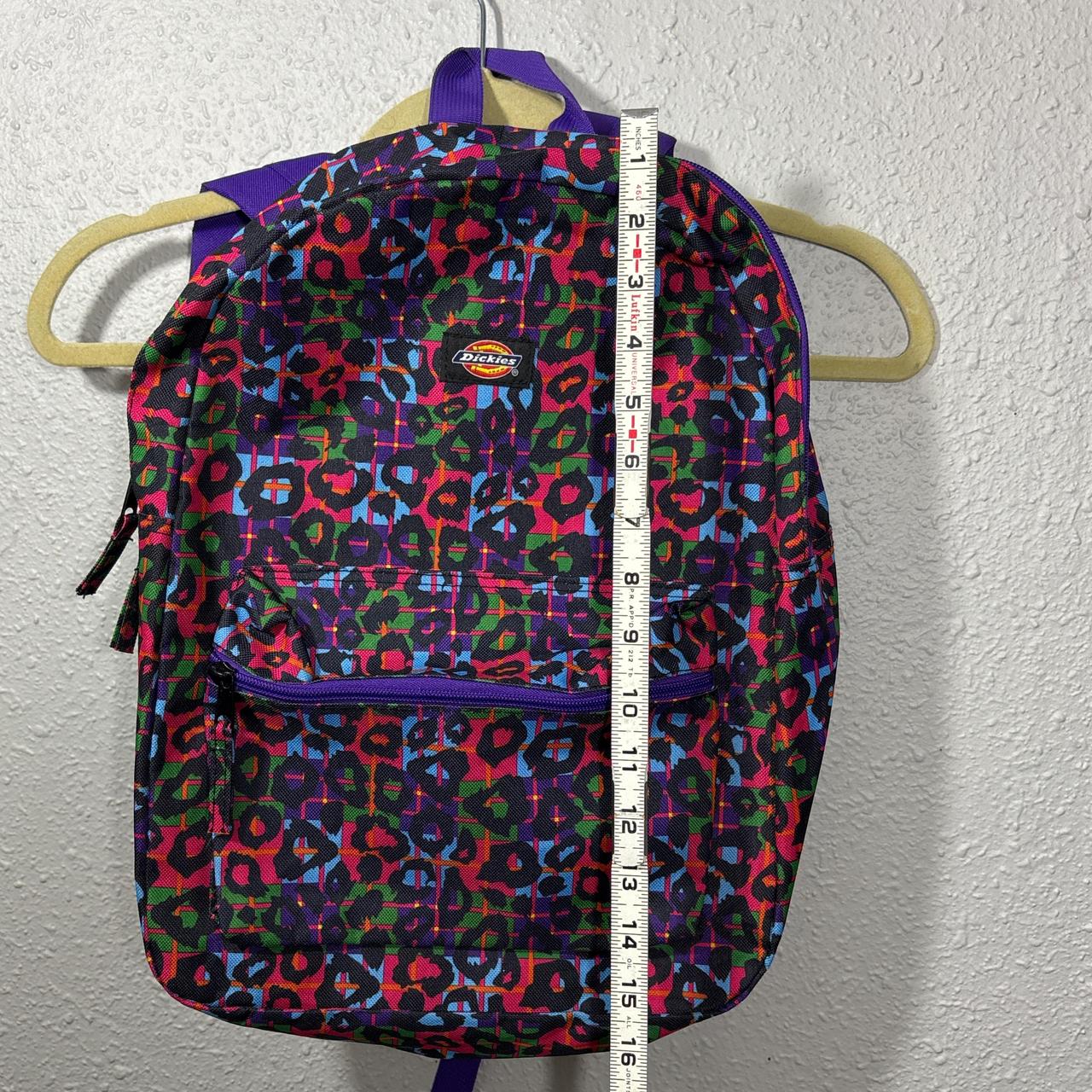 Scene kid Dickies multicoloured plaid and leopard... - Depop