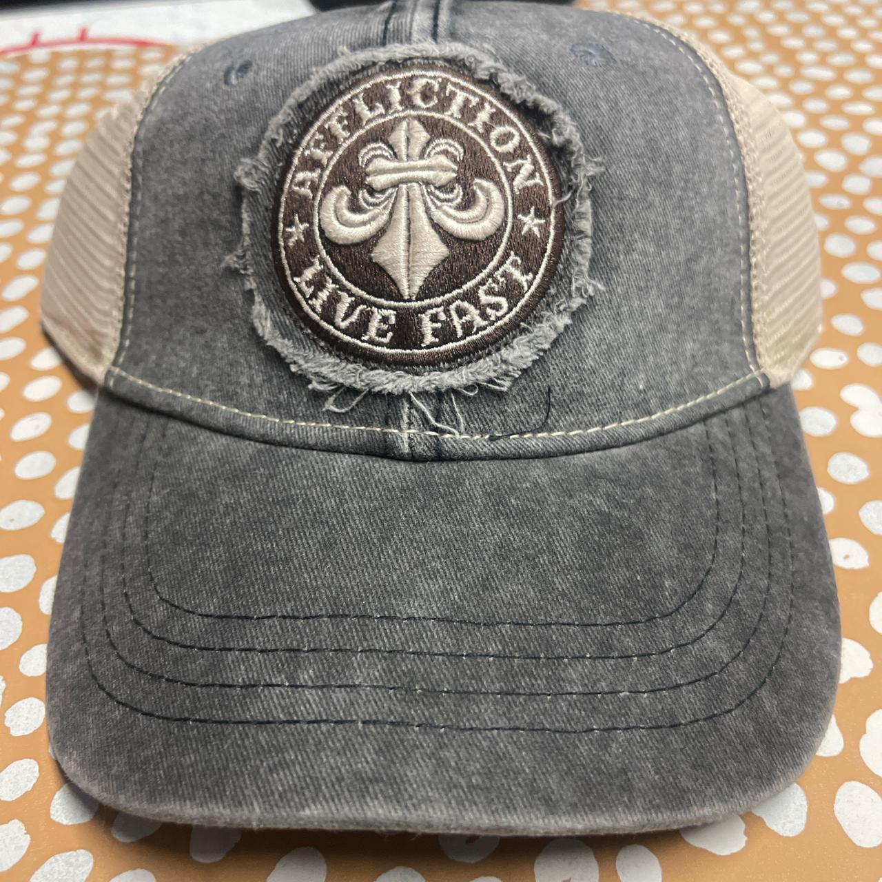 affliction hat - Depop