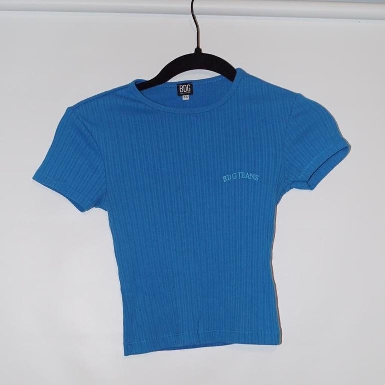 Urban Outfitters | BBG blue crop top XS Never worn... - Depop