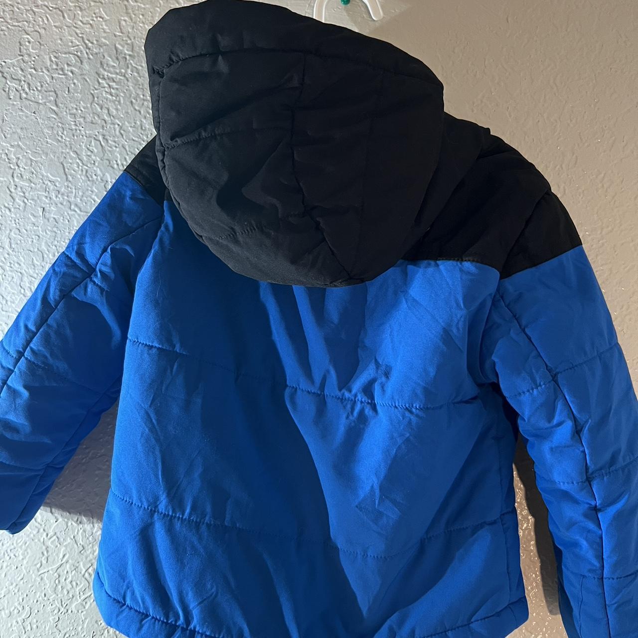 Gerry blue and black puffer jacket #3t #kids - Depop
