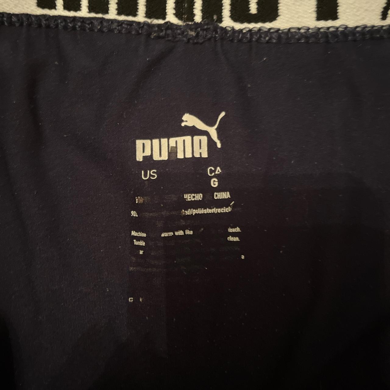 Slightly worn puma underwear. Light pilling. Smell