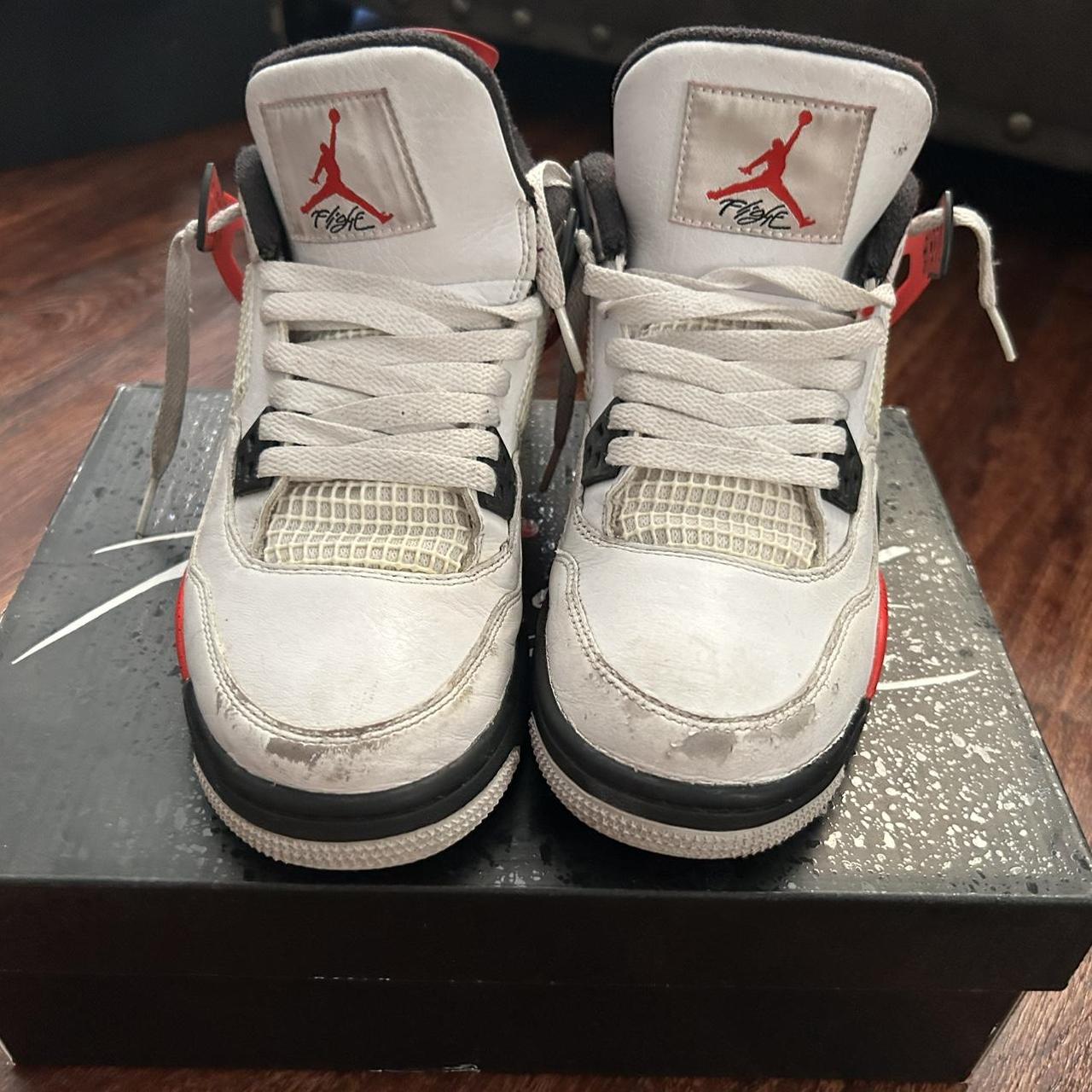 Jordan 4 Red Cements size 7 Comes with Box AUTHENTIC! | Depop