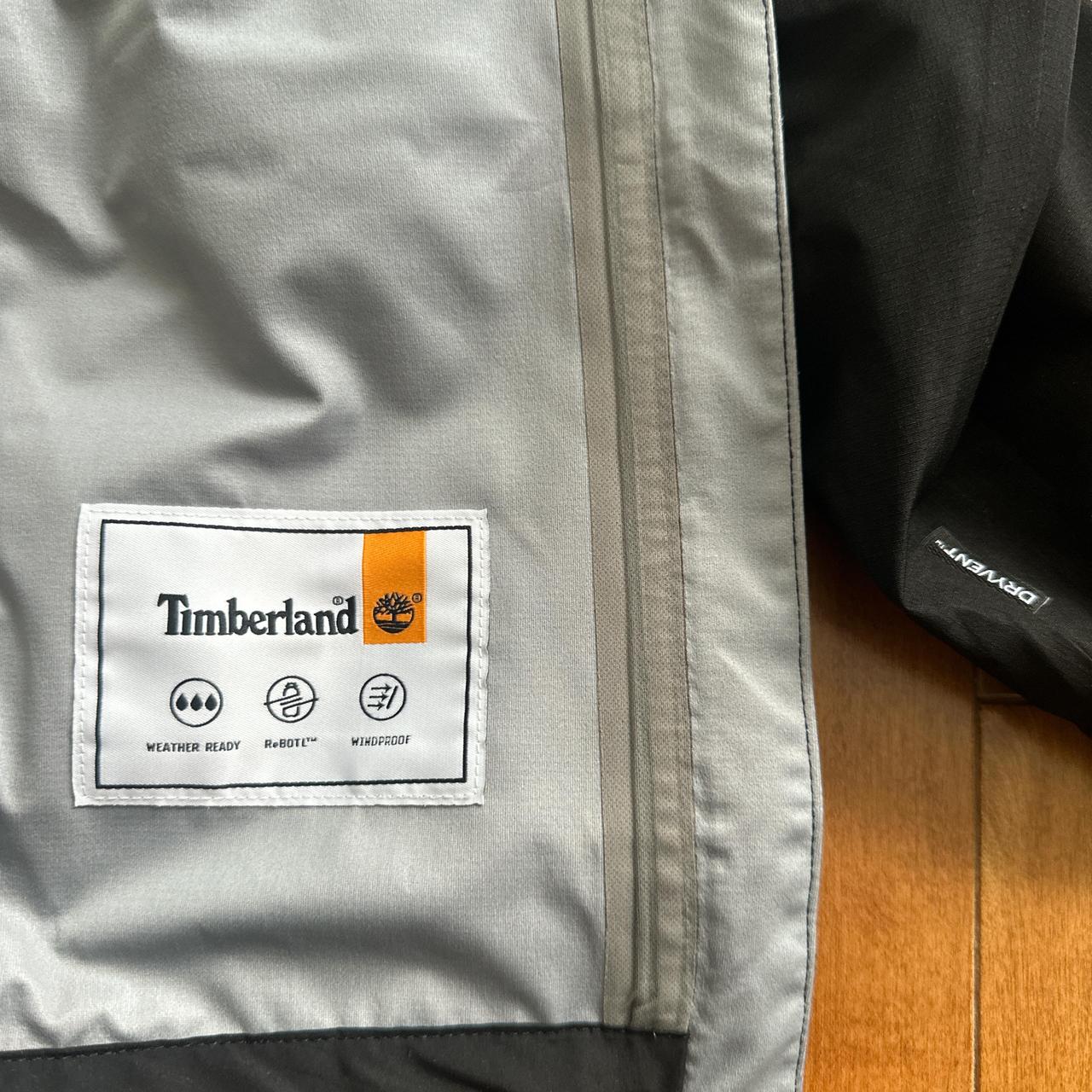 Black Timberland Hyvent raincoat NWT. Worn once for... - Depop