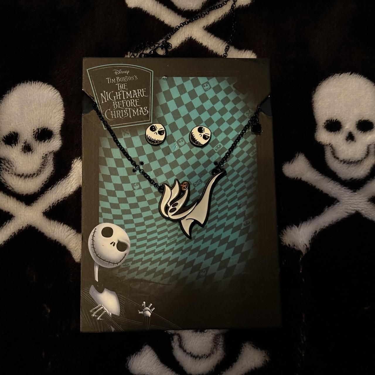 Disney Nightmare Before Christmas necklace and... | Depop