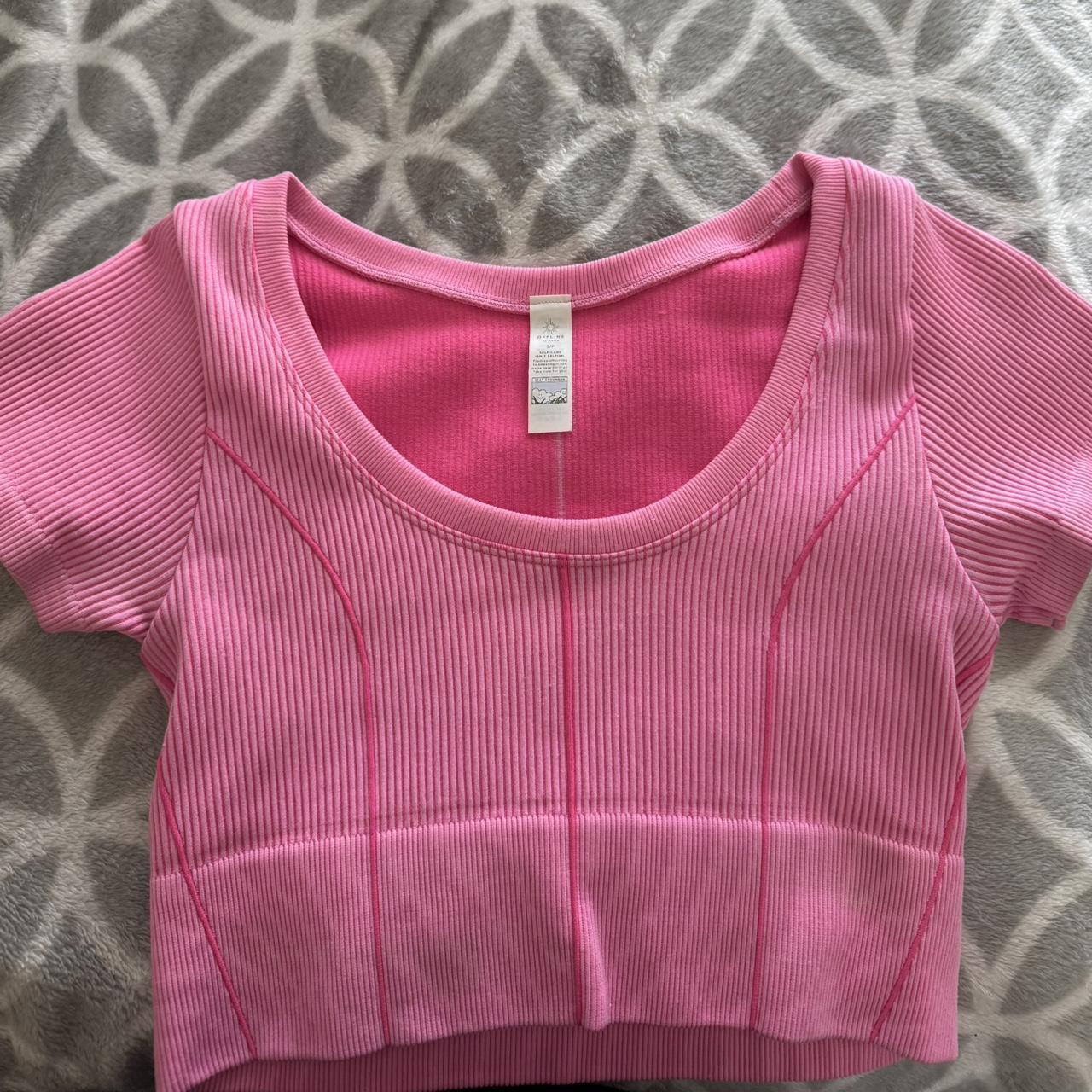 #Pink ribbed crop top #croptop from #arie | Depop