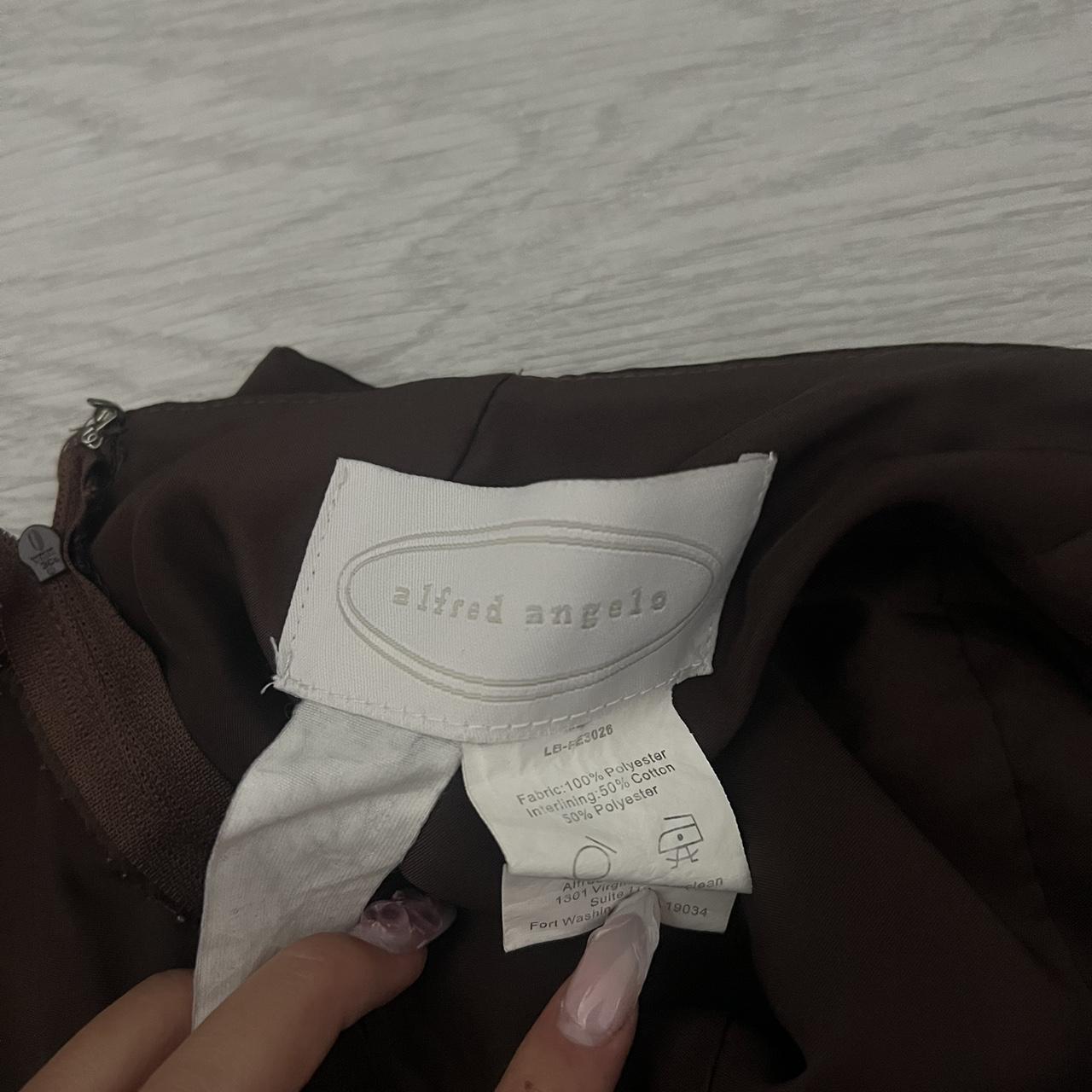 Brown and pink halter top with a cute bow detail on... - Depop