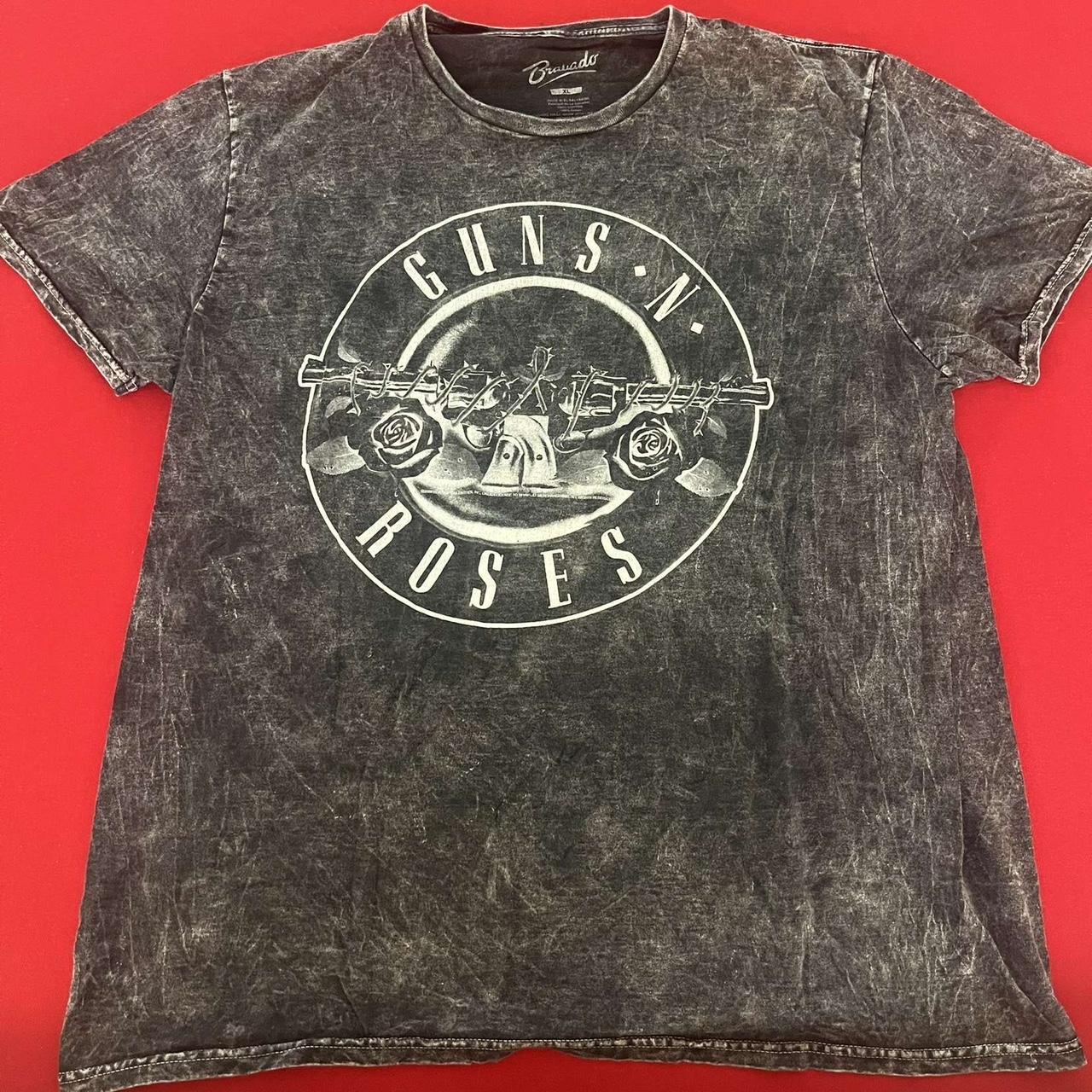 Black & white Guns N' Roses T-shirt #rocknroll #bandtee | Depop