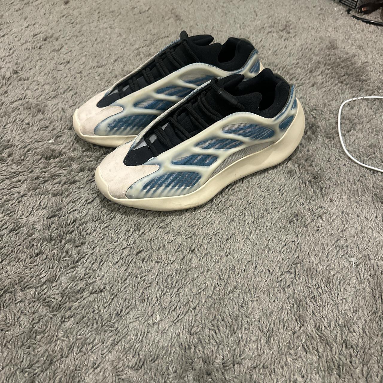 Yeezy 700 dynamite, worn a few times but has a mark... - Depop