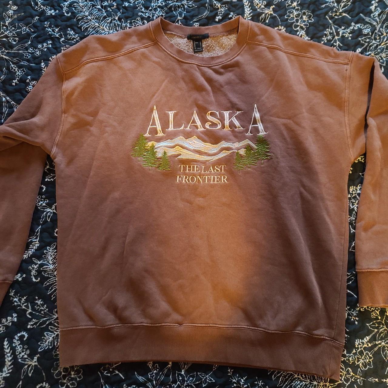 Large forever21 brown sweater. Cozy for fall. Only... - Depop