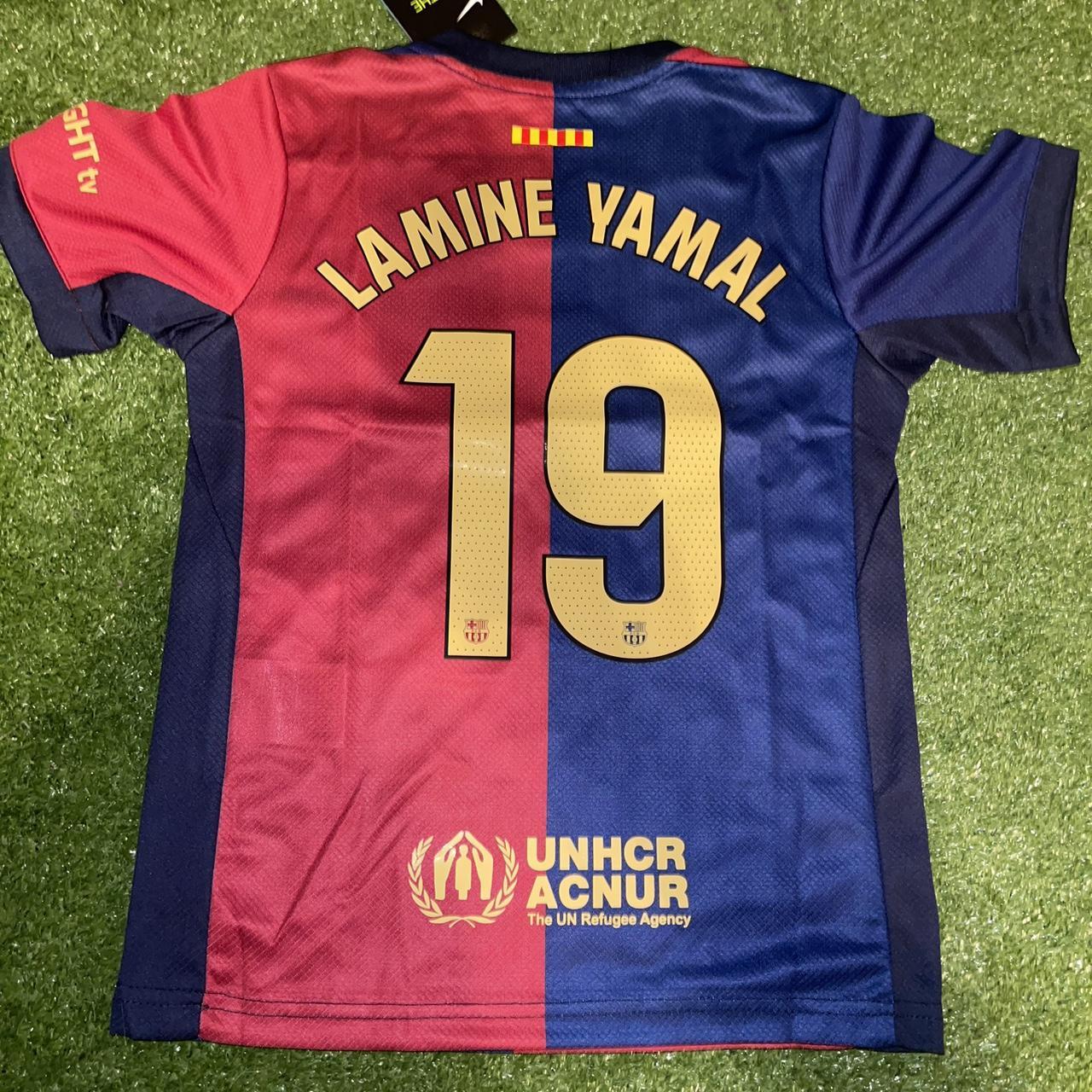 Kids Barcelona YAMAL uniform kit. Brand new. Tags... - Depop