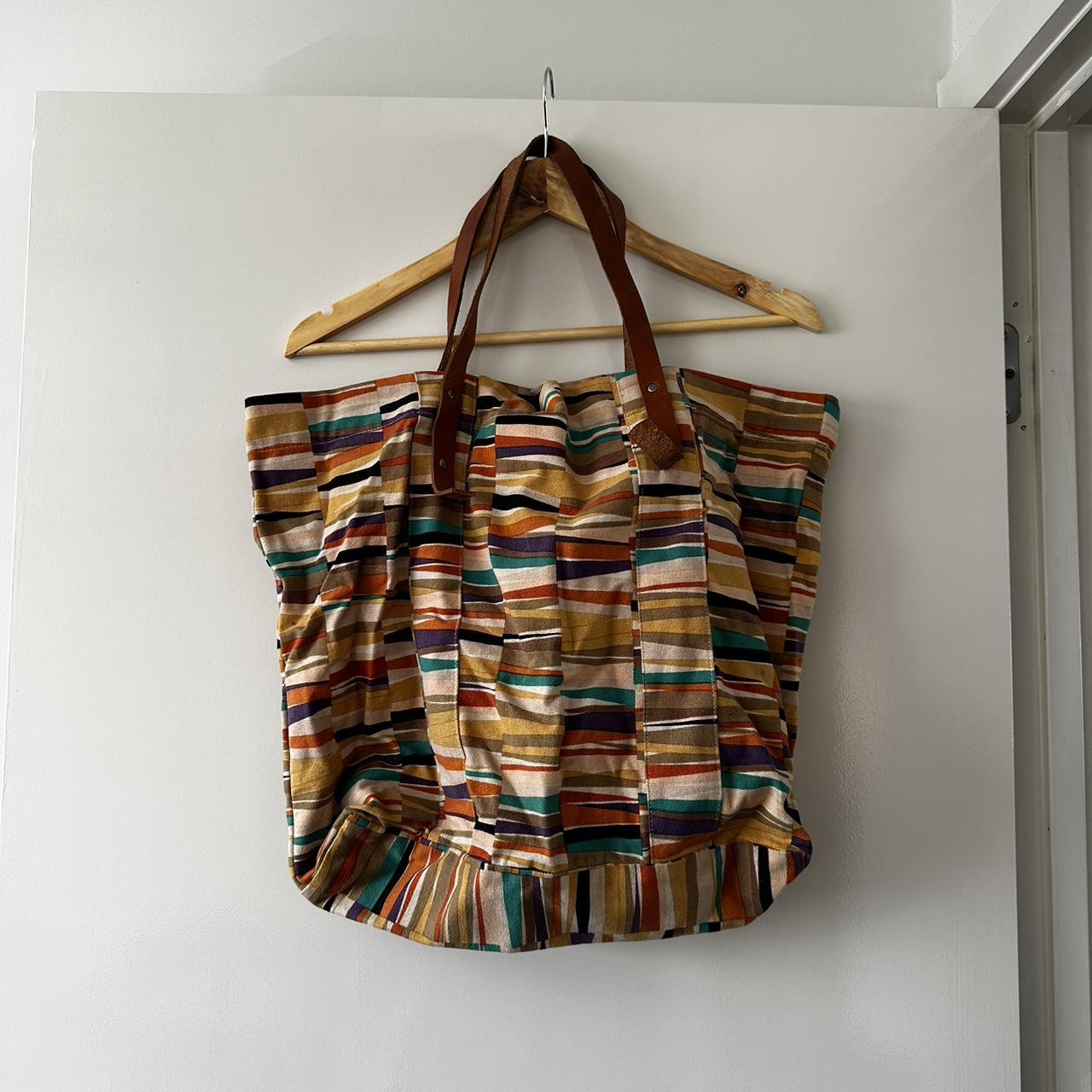 Obus tote bag - general wear - leather straps - Depop