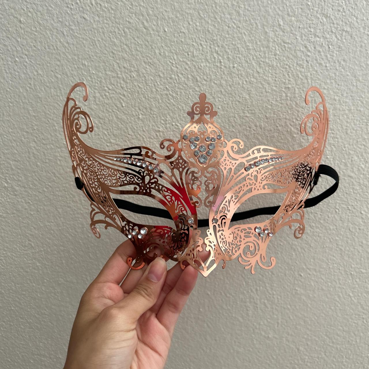 Copper masquerade mask #PartyAccessories #party... | Depop