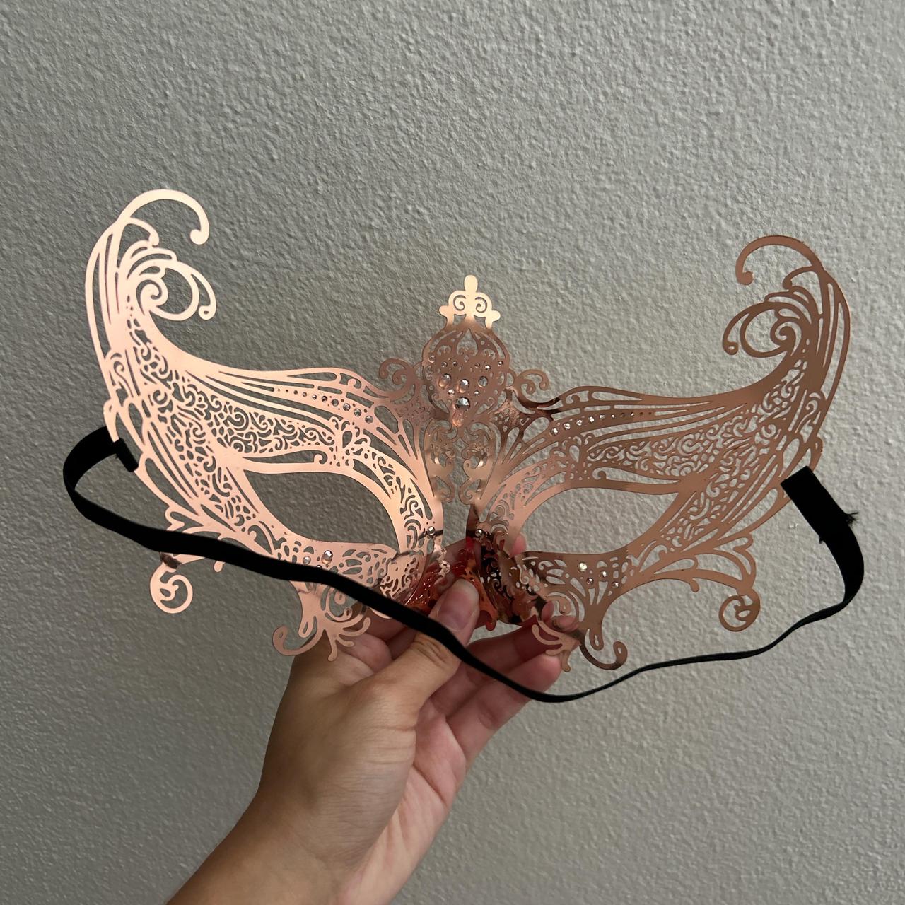 Copper masquerade mask #PartyAccessories #party... | Depop