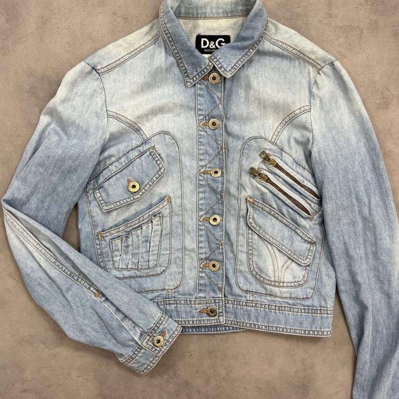 Dolce and Gabbana denim jacket D&G jacket FREE UK... - Depop