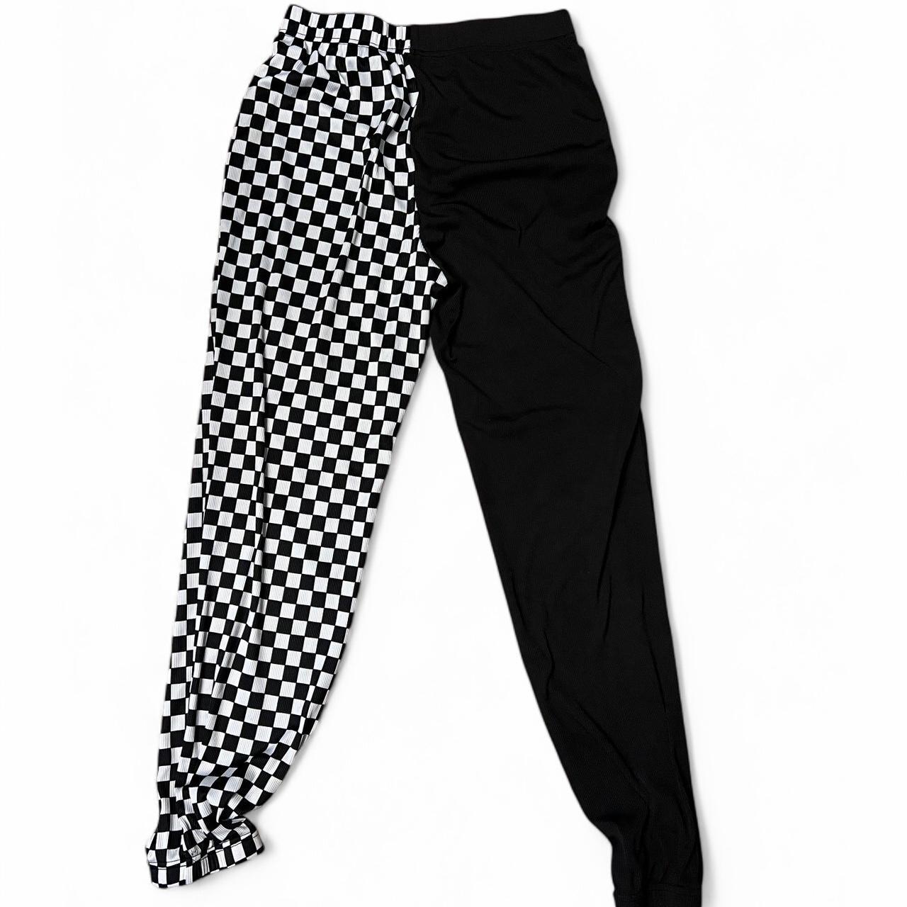 Comfy half and half jogger pants #joggers #alt... | Depop