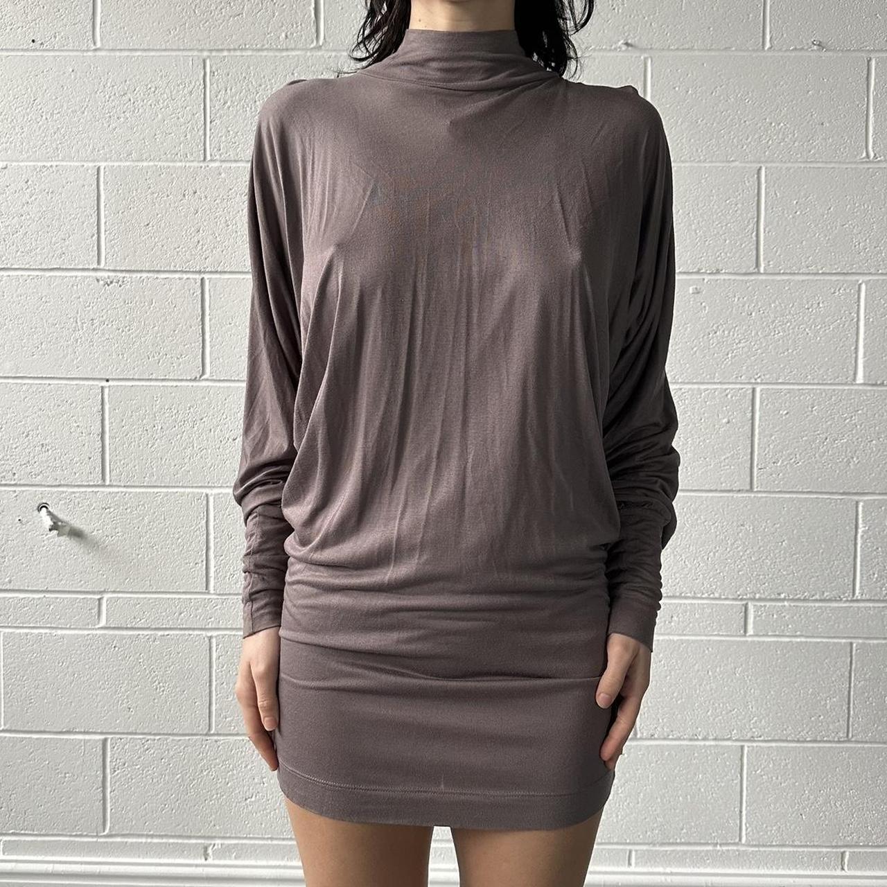 Grunge vintage drape drapey slouch long sleeve... | Depop