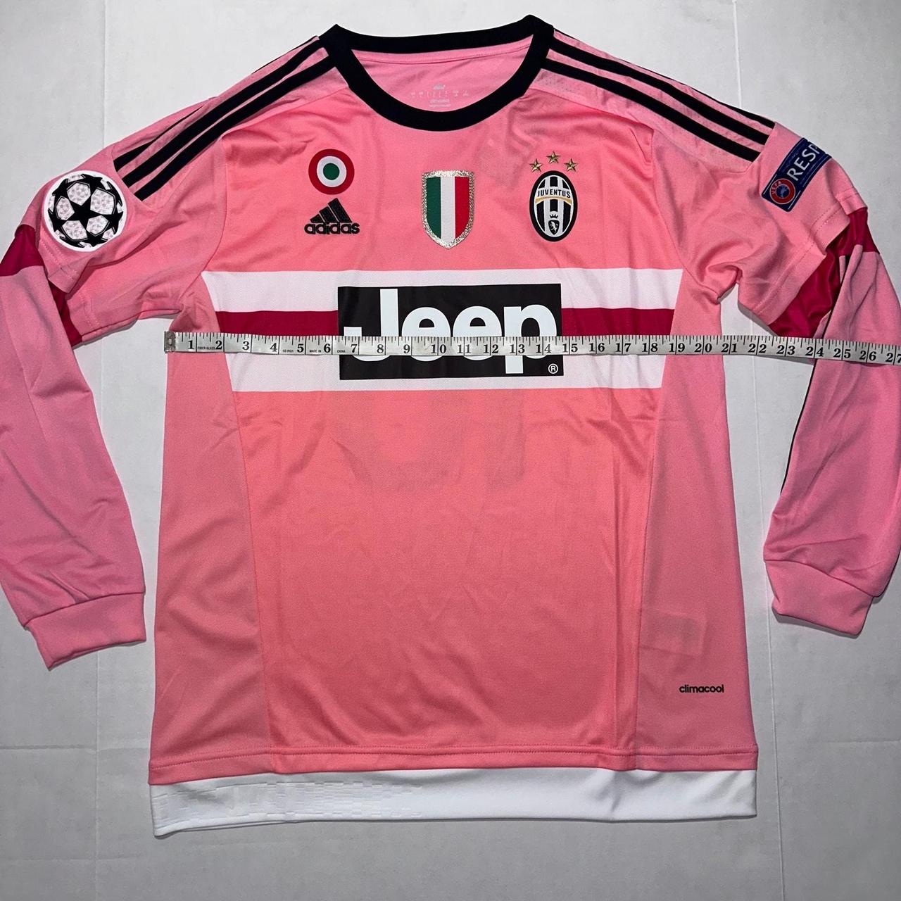 Juventus Away 2016 Pogba Pink Men Medium Serie A... - Depop