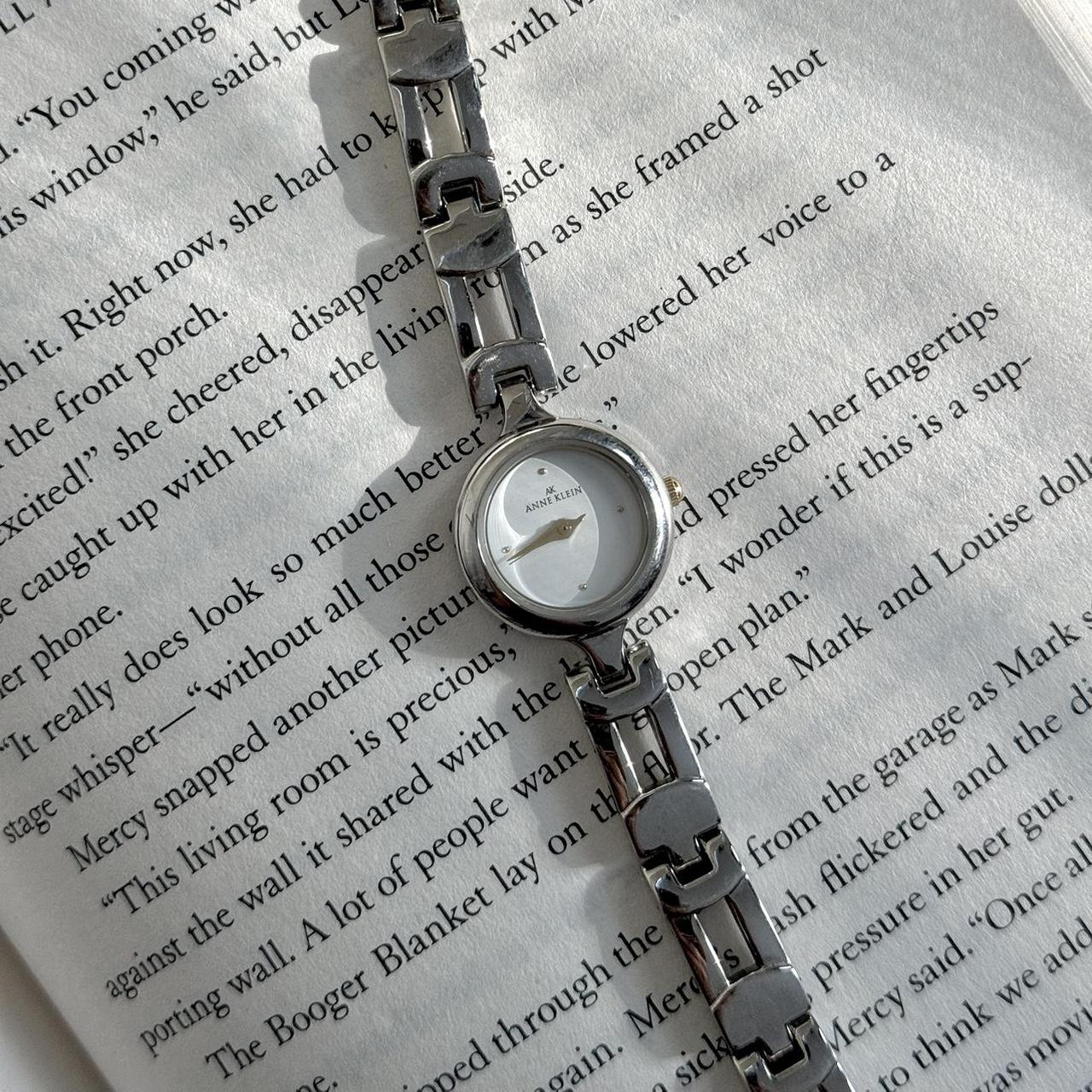 Beautiful dainty silver Anne Klein watch ... - Depop