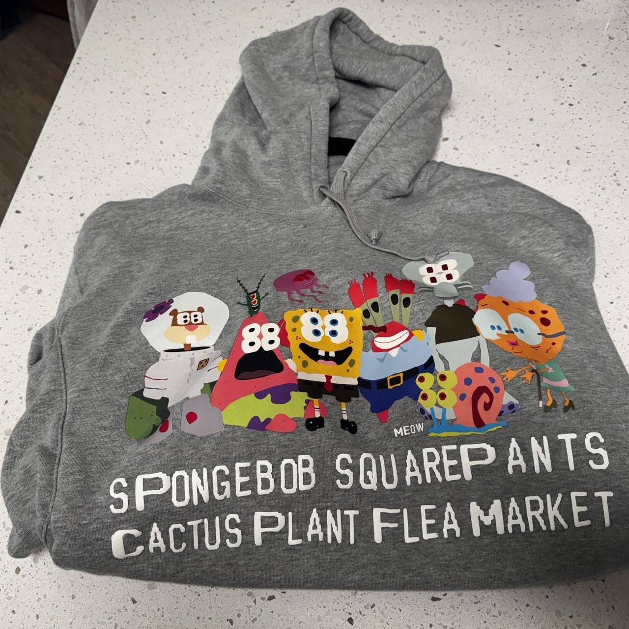 Grey SpongeBob SquarePants x Cactus Plant Flea... | Depop