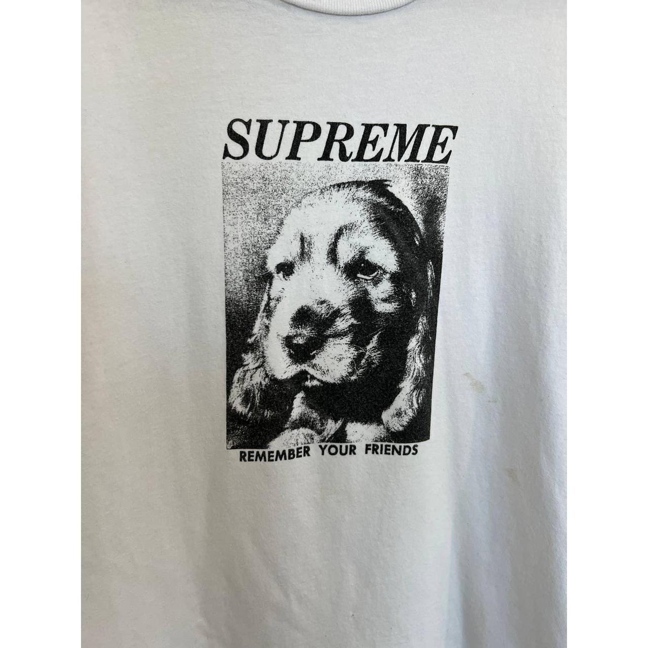 Supreme know your friends doggie shirt cute size L... - Depop