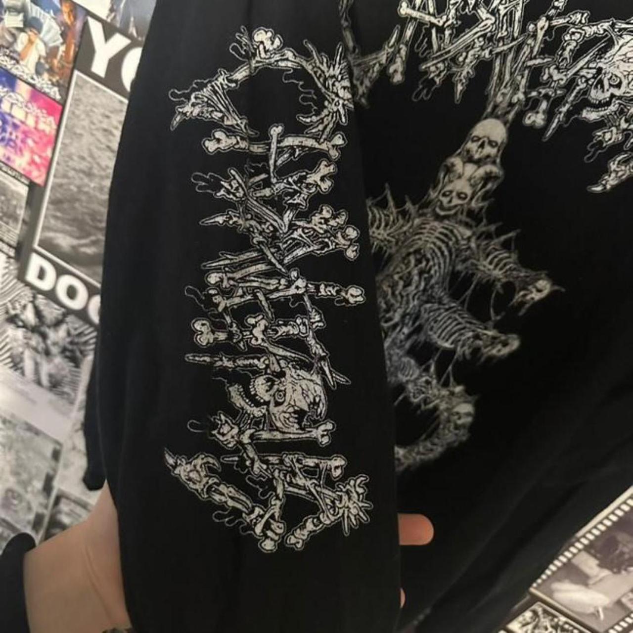 Cadaverous "Cross Bones" longsleeve - Depop