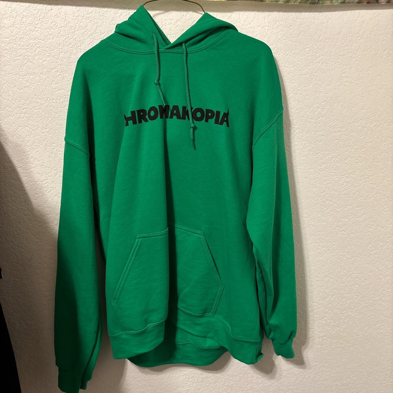 Green chromeakopia hoodie will take offers #oddfuter | Depop