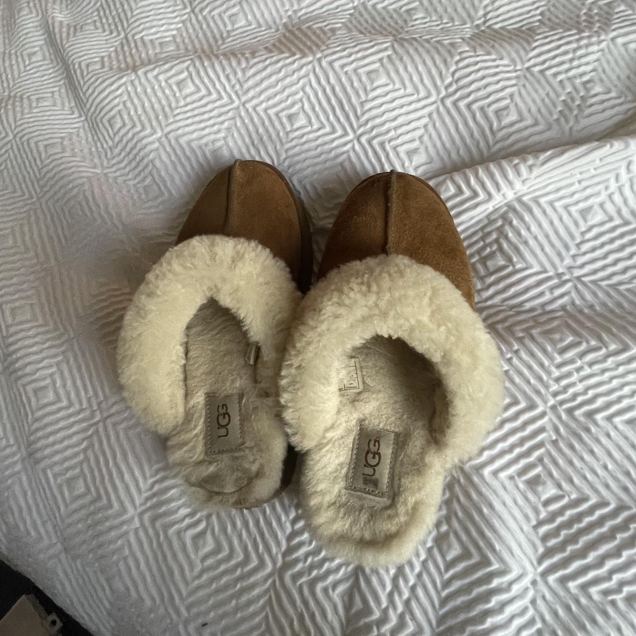 platform disquette uggs chestnut size 8 usa/ uk... - Depop