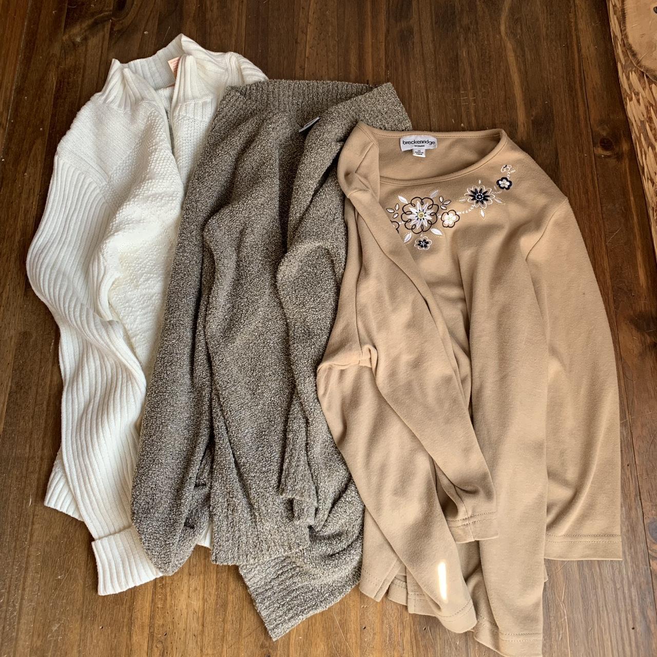Earth-Tone Bundle • Bundle of 3 sweaters/long... | Depop