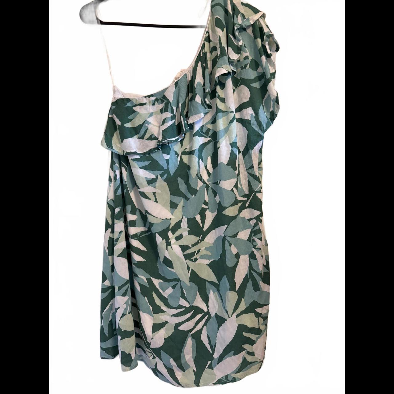 EMILY WONDER tropical green Palm leaf Print one... | Depop