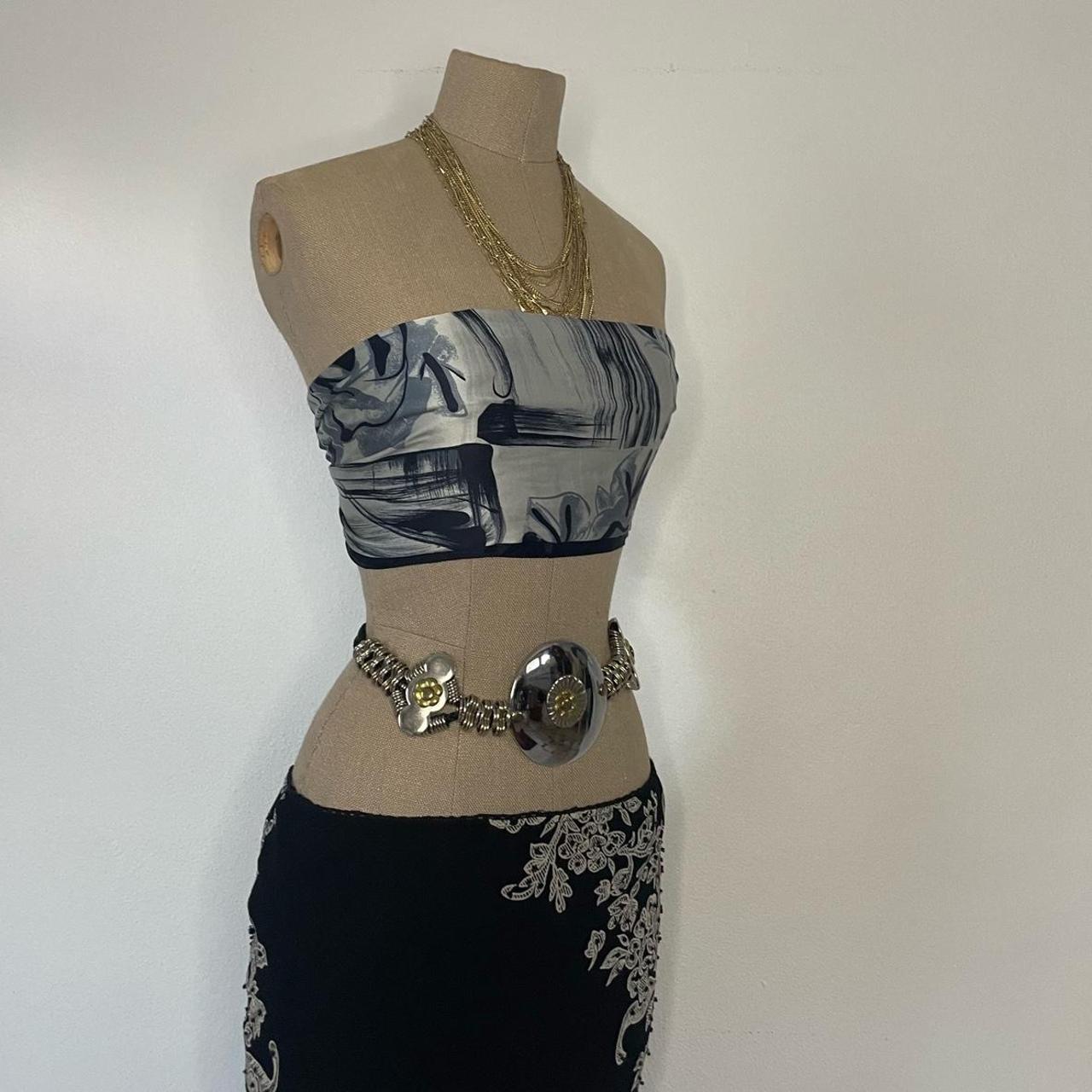 💫 Black Rope 80’s Medallion Belt. Make a statement.... - Depop