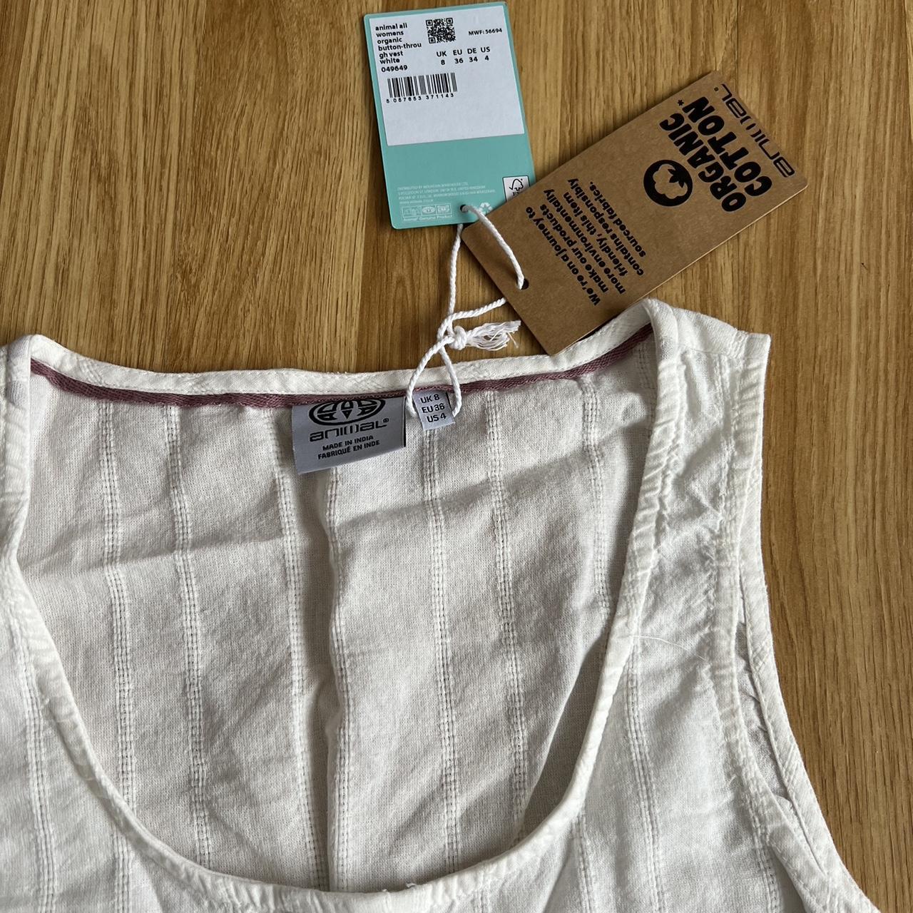 Animal Ali Women’s Organic Top. Size UK 8. New... - Depop