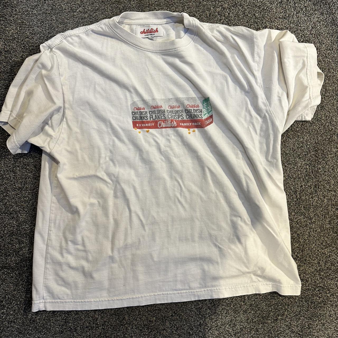 Childish chunks t shirt Old drop Open to offers... - Depop