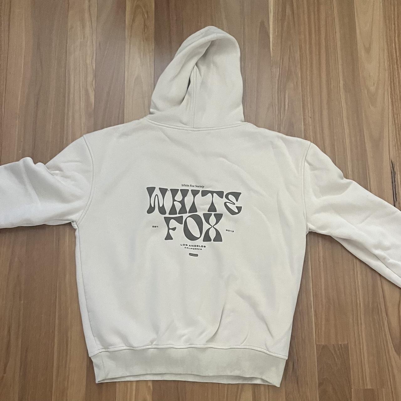 White Fox Hoodie, Matching to the tracksuits, Size... - Depop