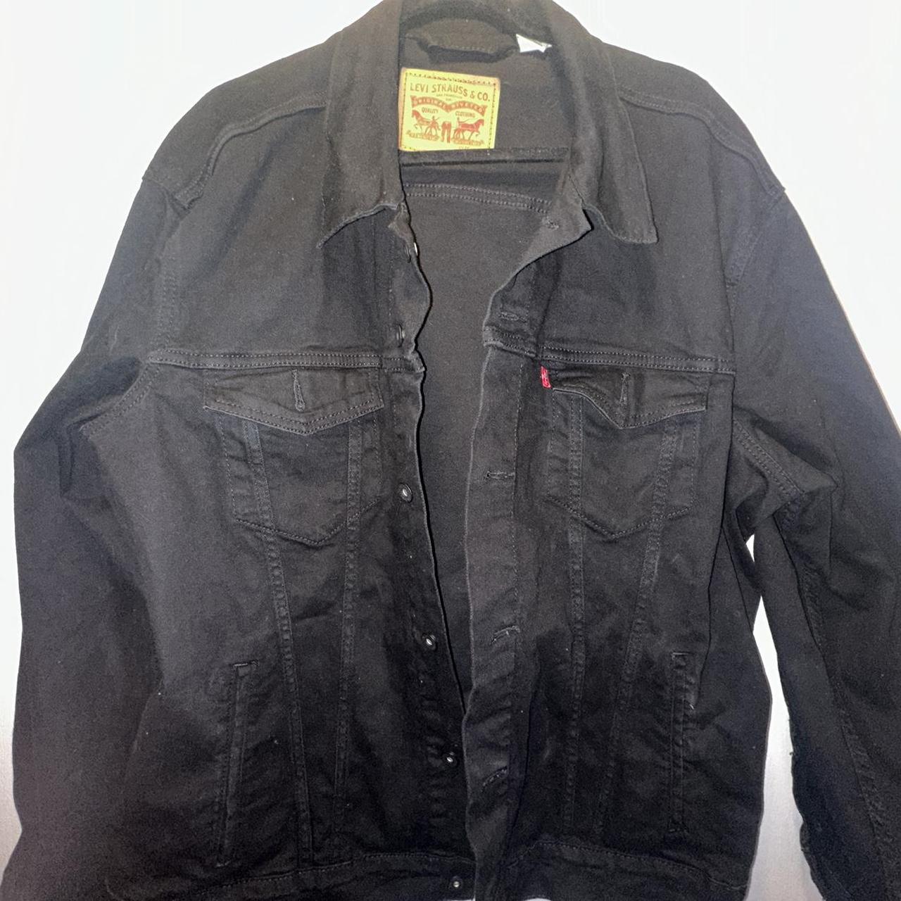 Men’s black Levi's denim jacket #denimjacket #levis - Depop