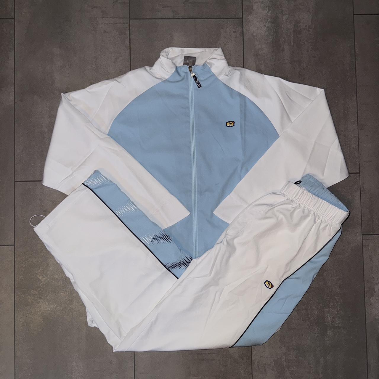 Vintage Nike TN Tracksuit Baby-Blue 👕 perfect... | Depop