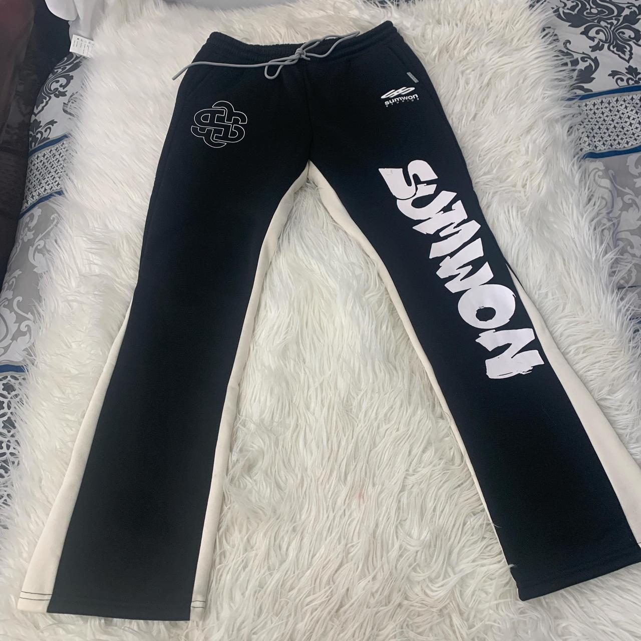 SUMWON studio Flared sweatpants Brand new Open to... - Depop